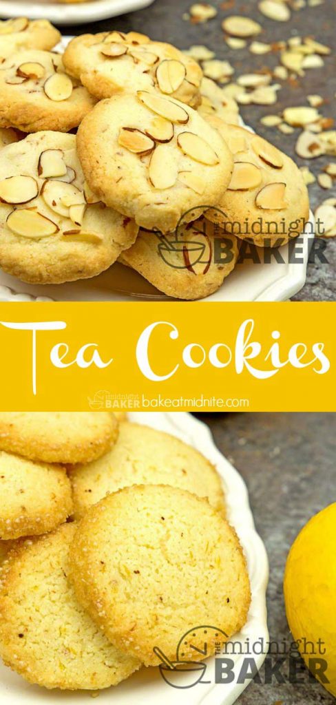 Tea Cookies - The Midnight Baker - Easy Cookie Recipe