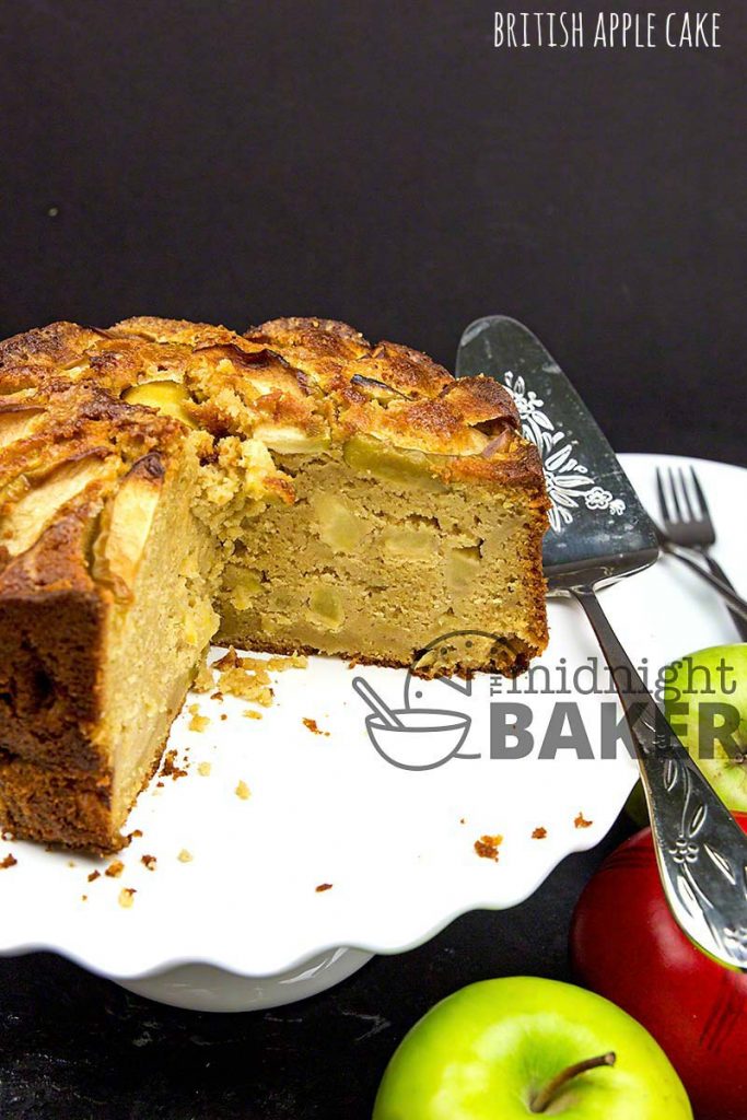 British Apple Cake - The Midnight Baker - Delicious Dessert